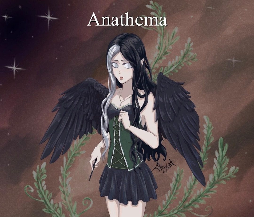 Anathema's Curse Character Art Print of Anathema - Etsy