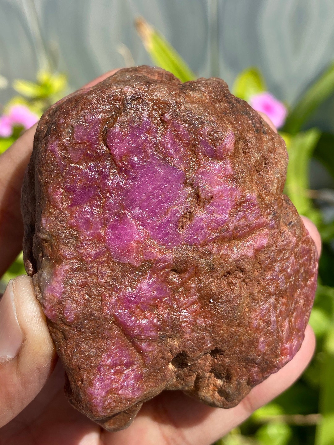 Natural Ruby Untreated Karnataka Natural Ruby, Red Ruby Specimen Large ...