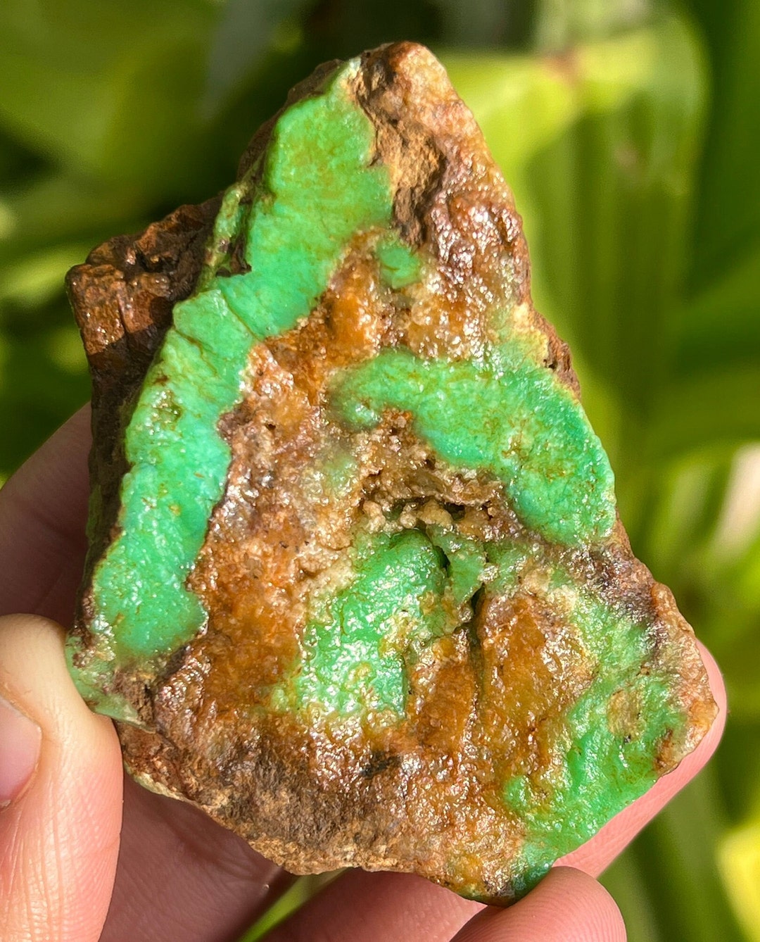 Tanzanian Chrysoprase Raw Stone: Natural Green Gemstone, 344.85 Carat ...