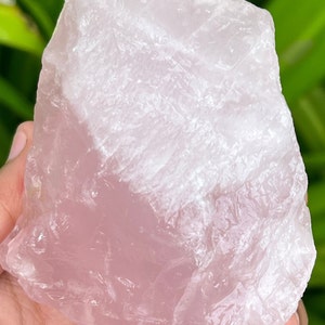 Rose Quartz, Quartz Crystal, Raw Rose Quartz, Large Crystal, Raw ...