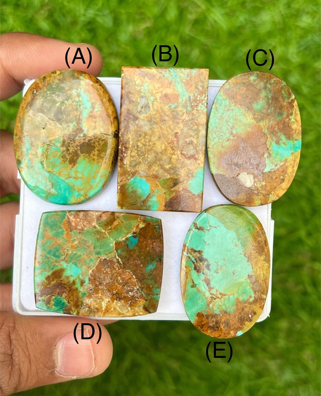 Natural Rising Phoenix Turquoise Large Size Turquoise Cabochon Blue ...