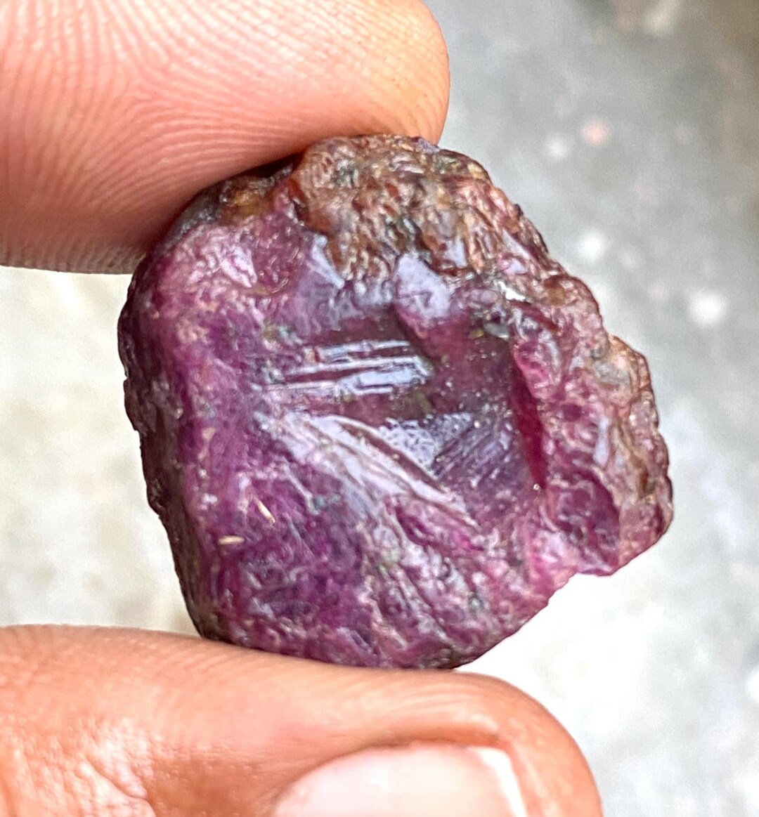 Natural Purple Ruby Karnataka Ruby Specimen Ruby Birthstone Rare Ruby ...