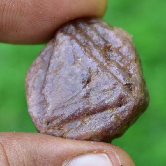 Ruby Raw Crystal Sacred Geometry Hexagon Ruby Raw Ruby - Etsy