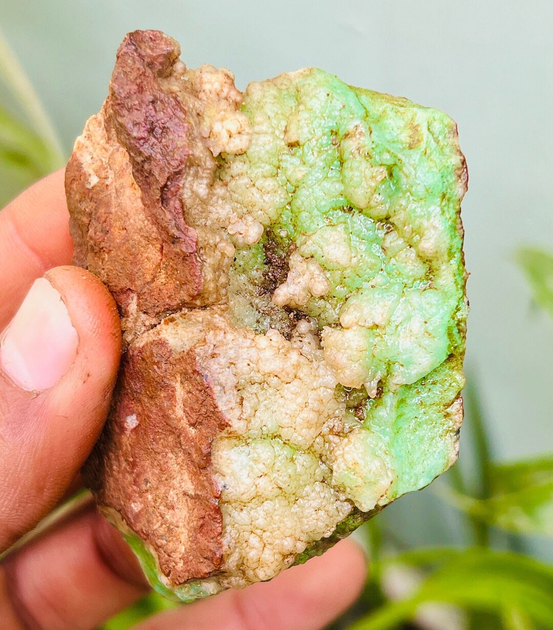 Australian Chrysoprase Raw Stone From Natural Stone 599.9 Carat Green ...
