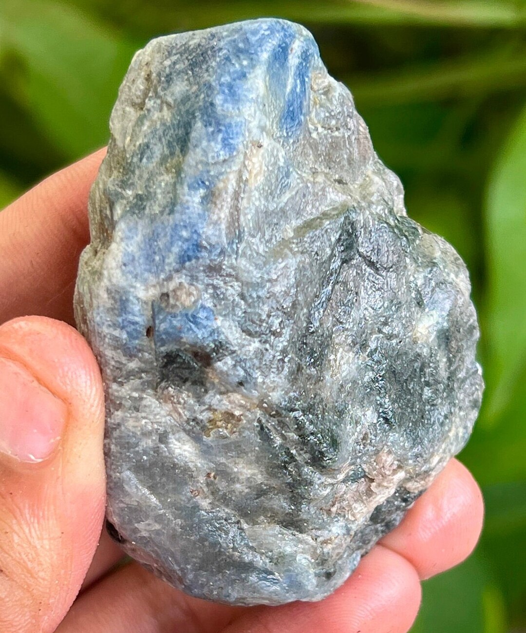 BLUE SAPPHIRE RAW Chunk Blue Sapphire Crystal, Rough Untreated Sapphire ...