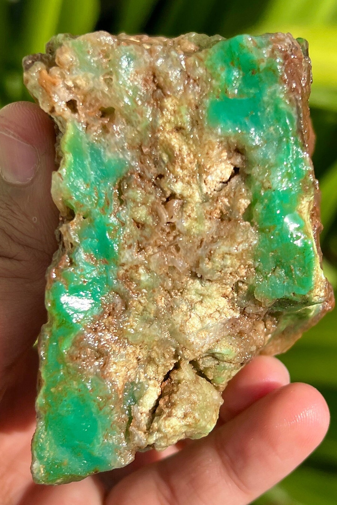 Chrysoprase Raw Stone Australian Chrysoprase Rough Green Gemstone From ...