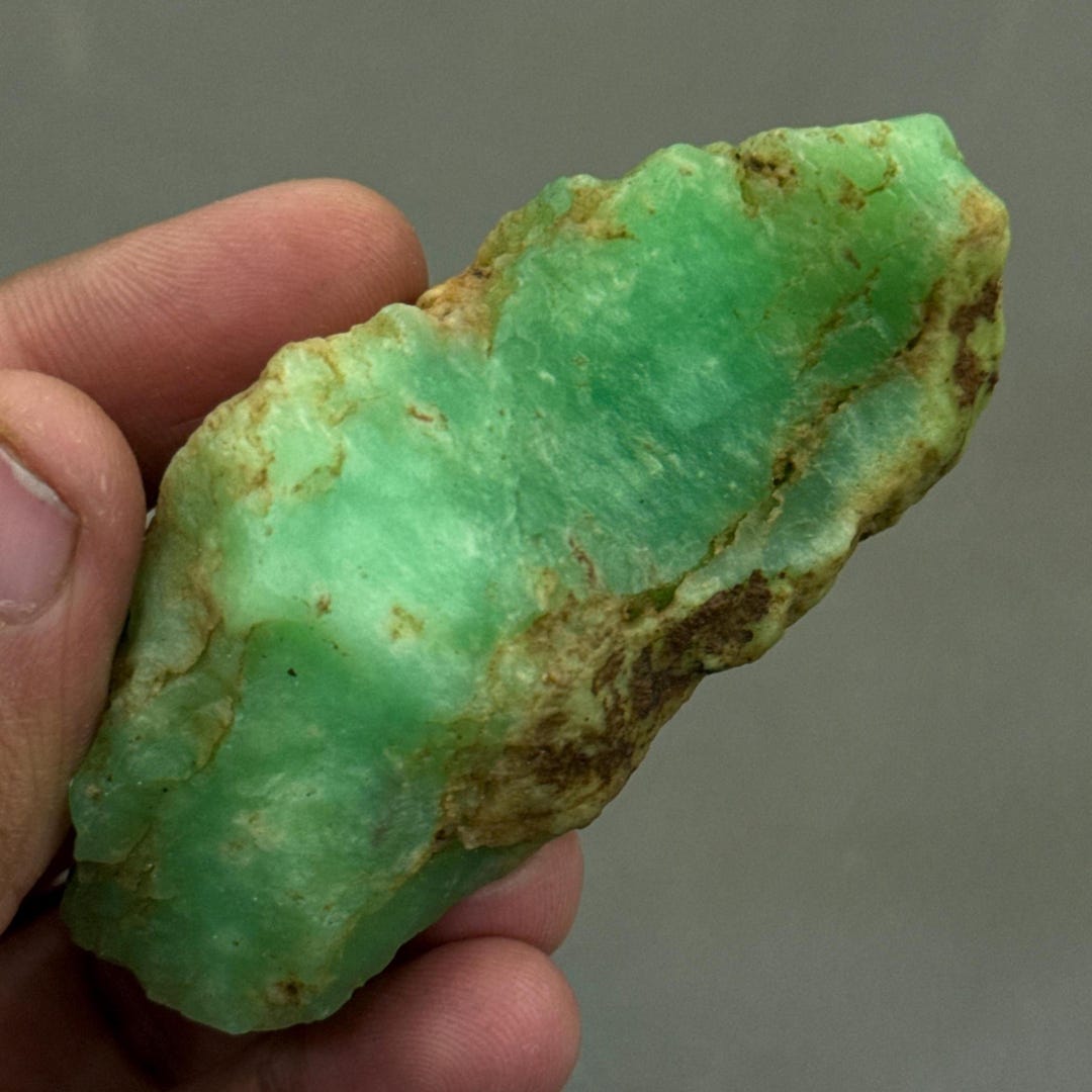 Natural Chrysoprase Rough, Australian Raw Stone, 257 Carat - Etsy