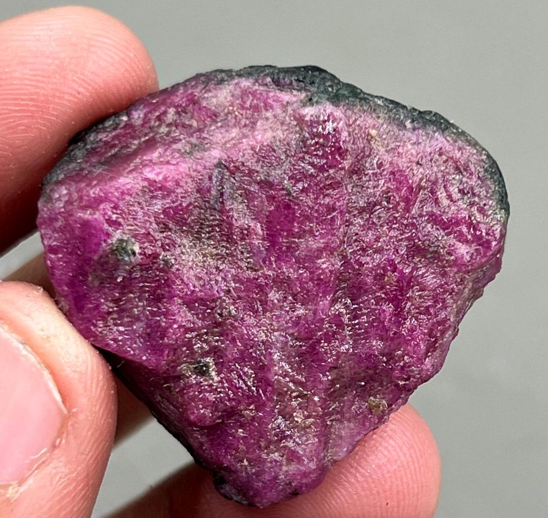 Natural Ruby Specimen Ruby Raw Crystal for Collection Matrix Sheen Ruby 173.50 Carat Ruby ...