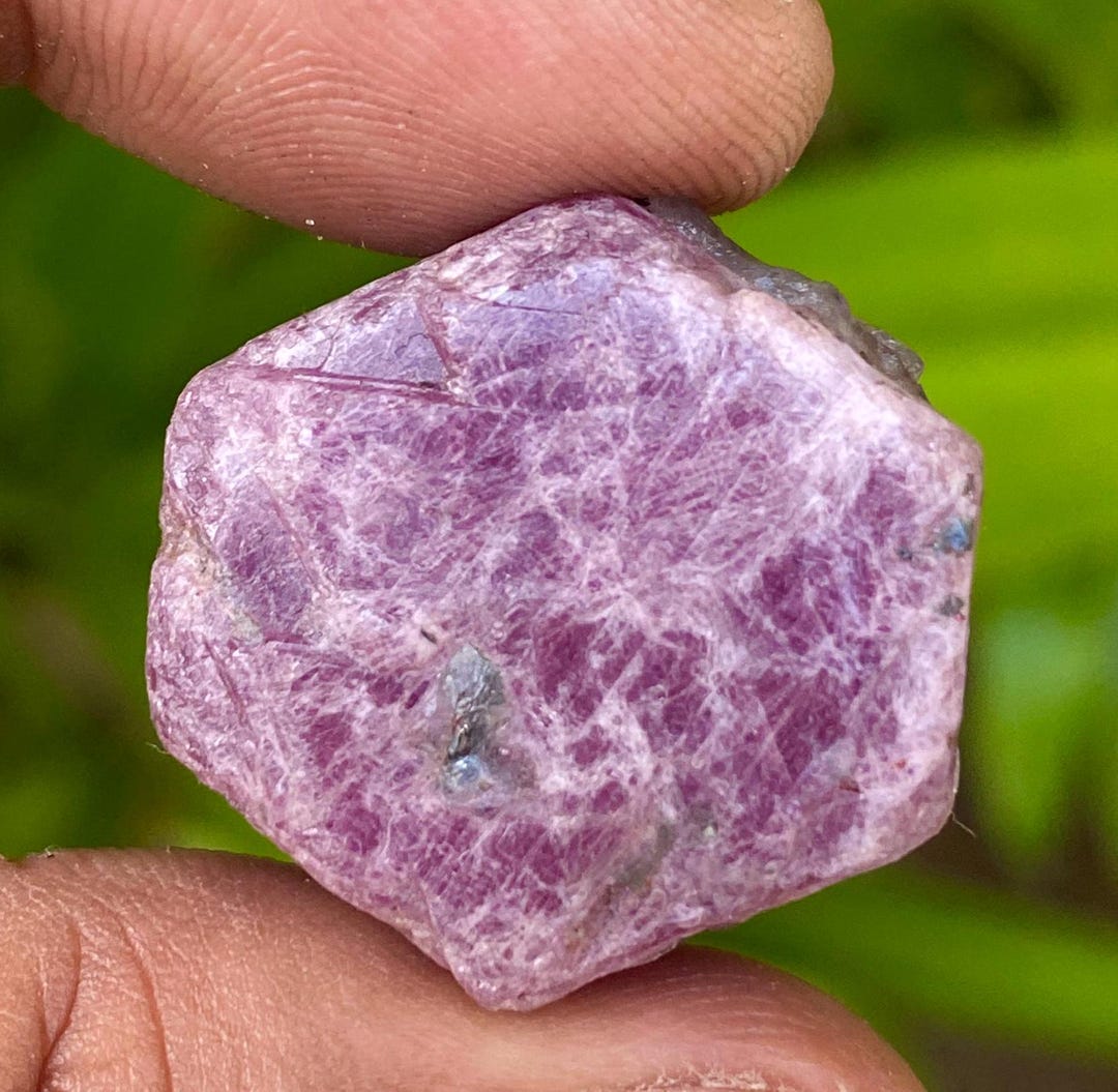 Natural Ruby Raw Karnataka Ruby Specimen Ruby Birthstone Ruby Crystal ...