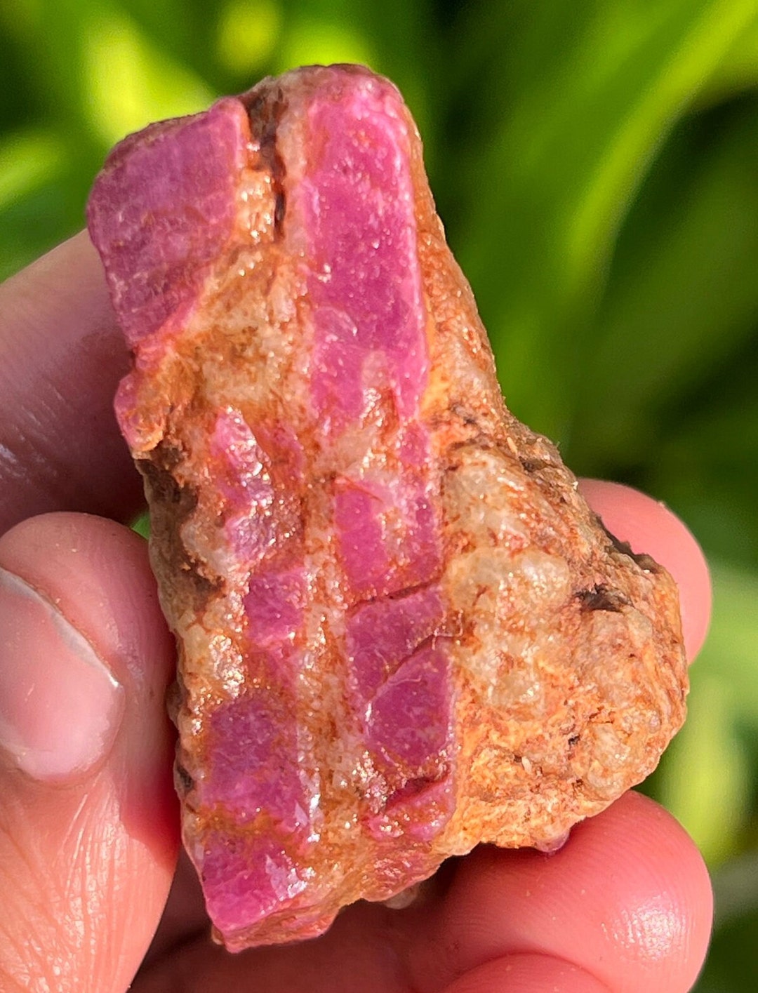 Natural Ruby Untreated Karnataka Natural Purple Ruby Pink Ruby Specimen ...