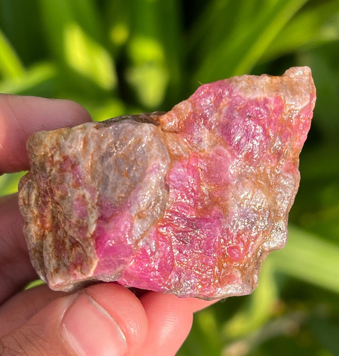 Natural Ruby Untreated Karnataka Natural Purple Ruby Pink Ruby Specimen ...