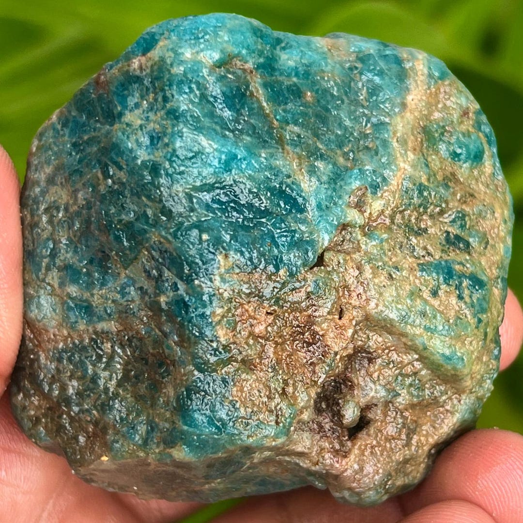 Raw Blue Apatite Specimen, 999.95 Carat Rough Healing Crystal - Etsy