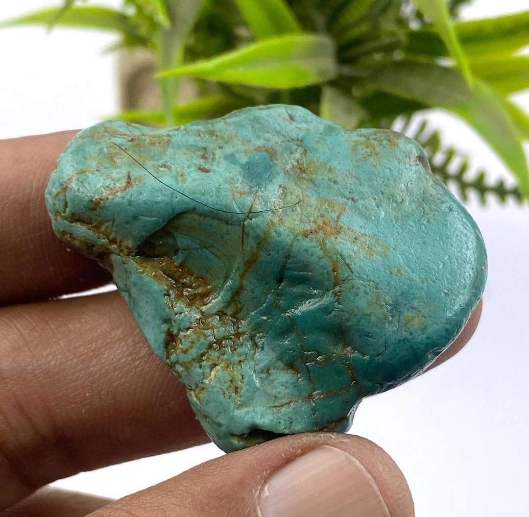 Rare NATURAL TURQUOISE Specimen Crystal Natural Mineral Crystal Raw 98. ...
