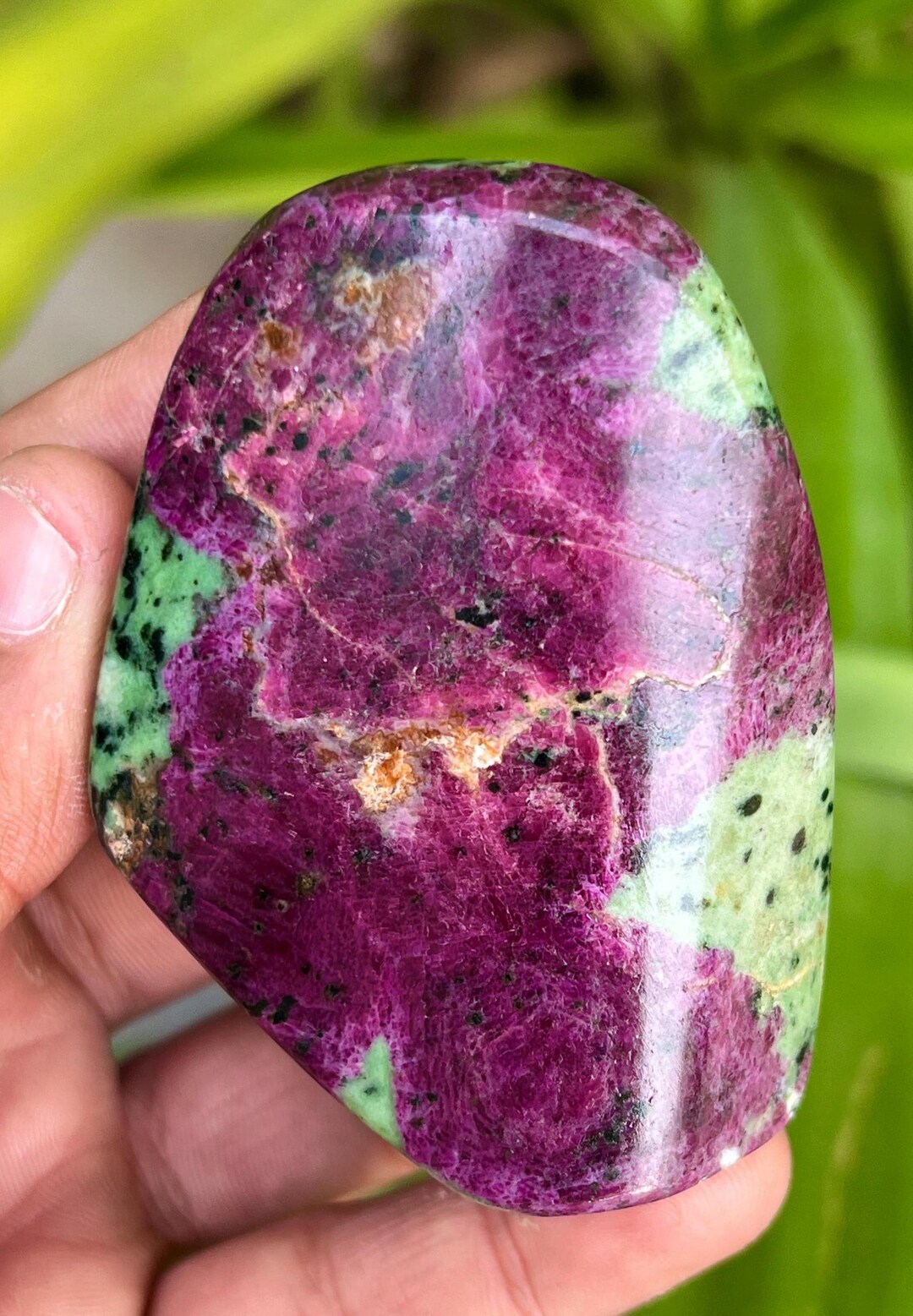 Natural Ruby Zoisite Polished Raw Large Size Ruby Rough Specimen ...