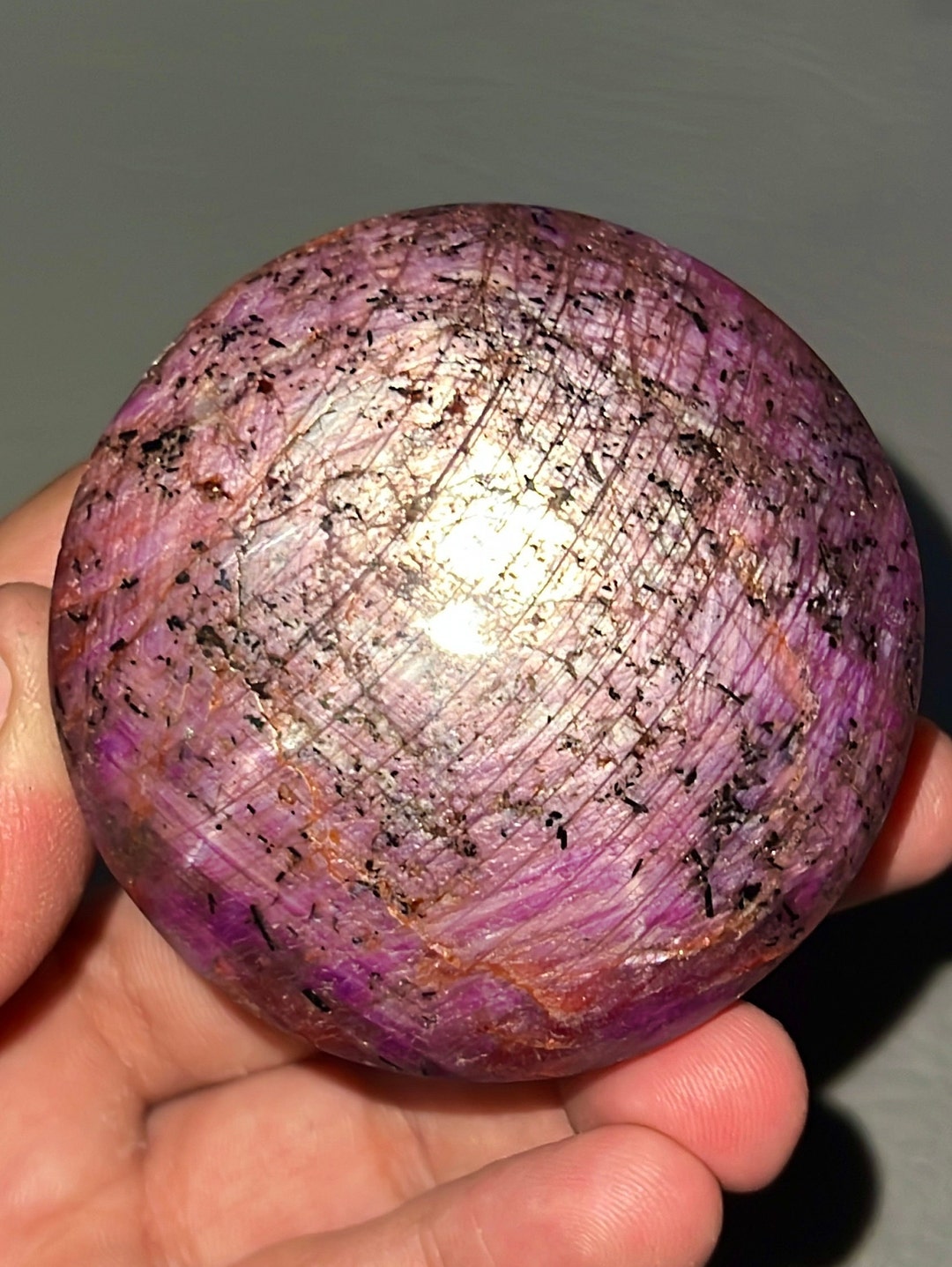 RUBY Star Ruby Cabochon Natural Red Ruby Star Matrix Sheen - Etsy Hong Kong