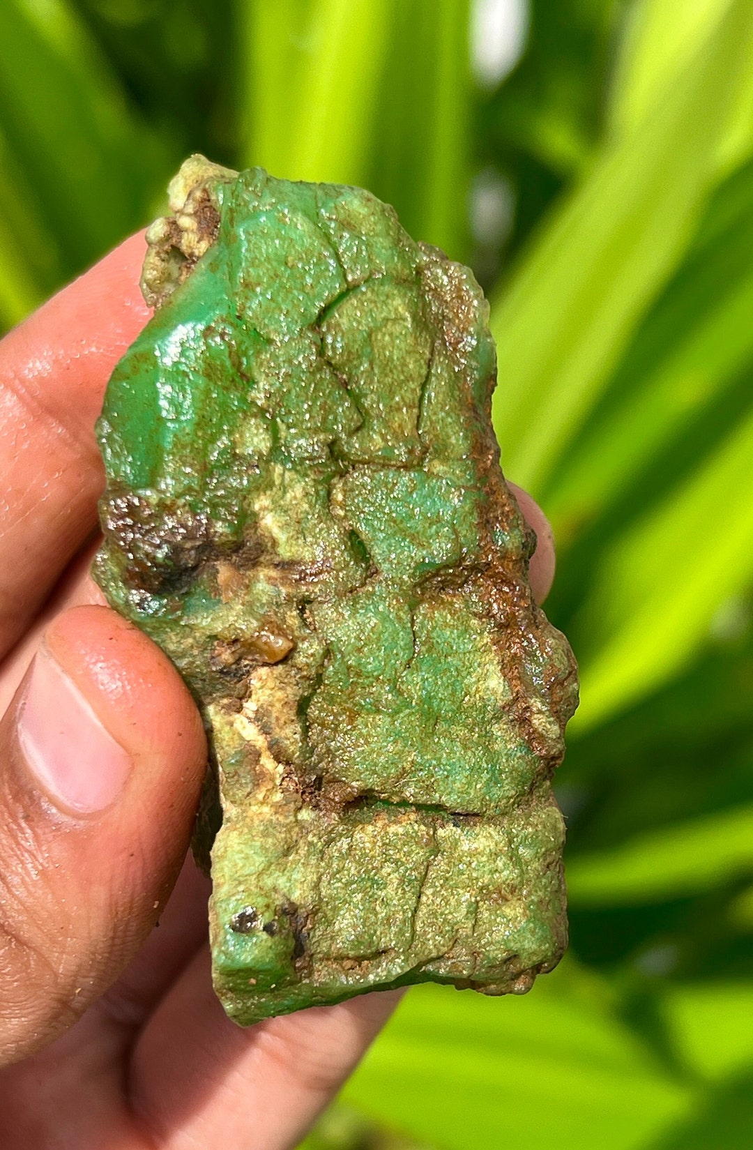 Chrysoprase Raw Stone Australian Chrysoprase Rough Green Gemstone From ...