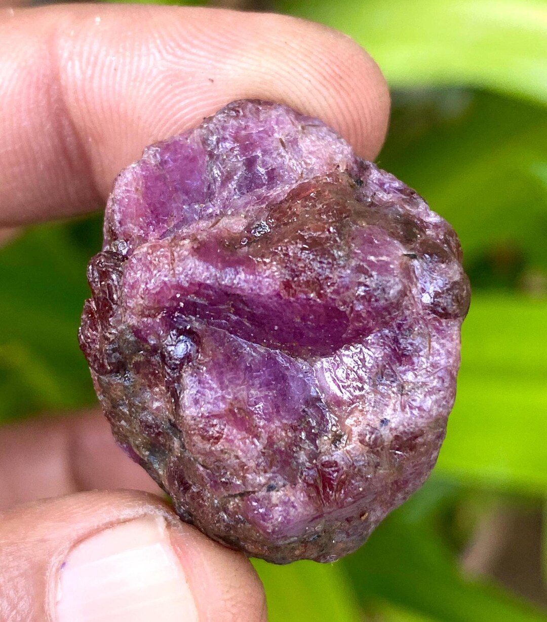 Natural Purple Ruby Raw Karnataka Ruby Specimen Ruby Birthstone Ruby ...