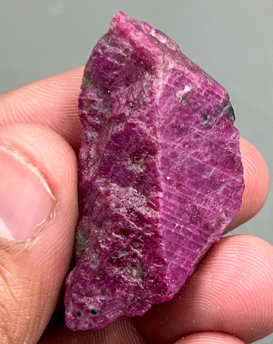 Gemmy Raw Ruby Specimen Ruby Raw Crystal for Collection Matrix Sheen ...