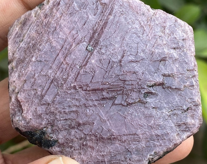 RUBY Raw Crystal Sacred Geometry Hexagon Ruby Healing Raw Ruby, Record ...