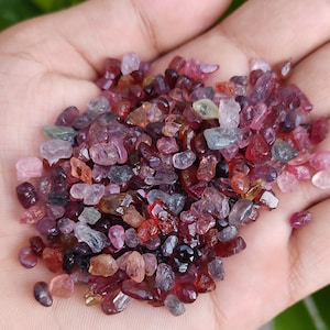 Natural Multi Spinel ~ Multi Spinel Rough ~multi Spinel Burma ~ Multi ...