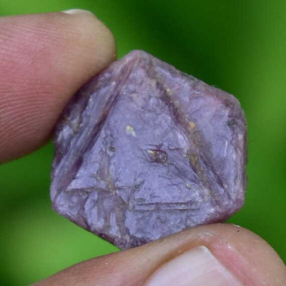 RUBY Raw Crystal Sacred Geometry Hexagon Ruby Raw Ruby - Etsy