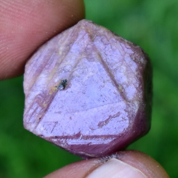 Record Keeper Ruby Crystal 100% Natural Shape and Dark Purple - Etsy