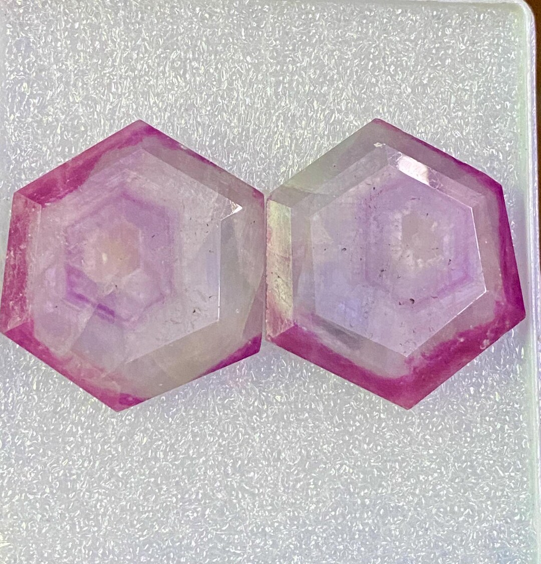 Natural Rare Ruby Step Cut Gemstone Untreated Unheated Pink Ruby ...