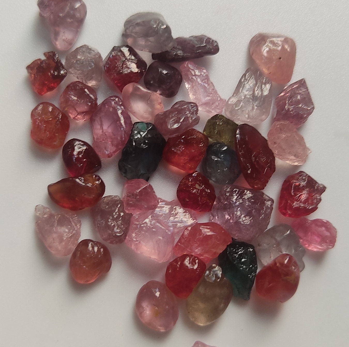 Natural Multi Spinel Multi Spinel Rough multi Spinel Burma - Etsy
