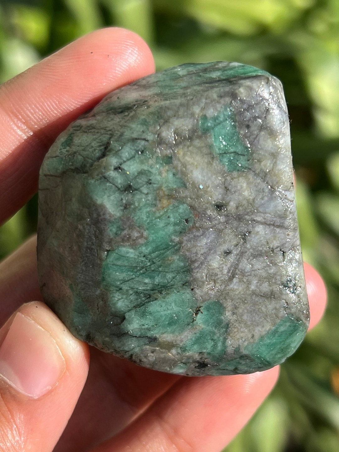 Natural Emerald Raw Emerald Rough Crystal Large Deep Green Natural ...