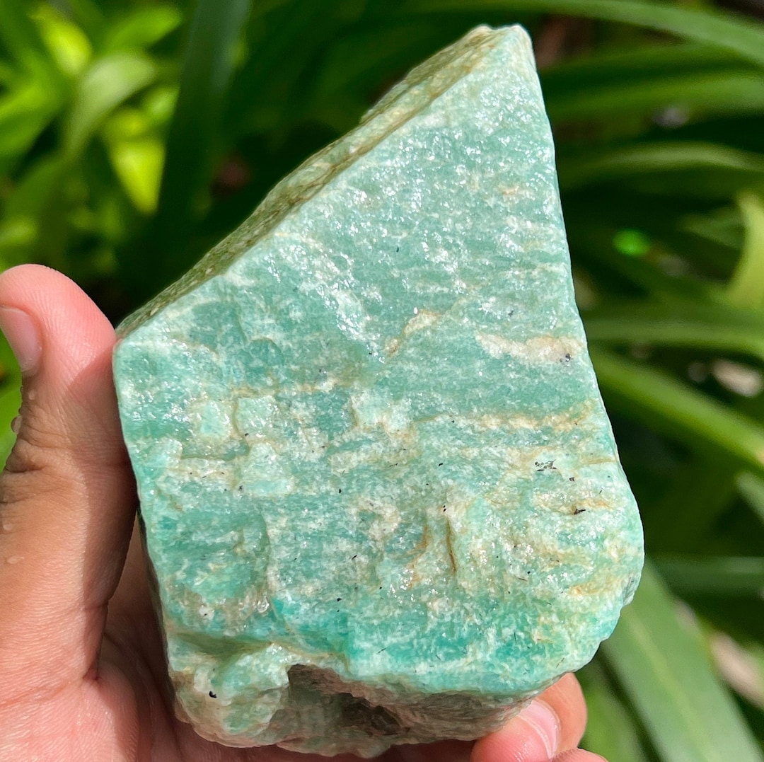 Natural Amazonite Raw, Amazonite Rough, Amazonite Crystal, Healing ...