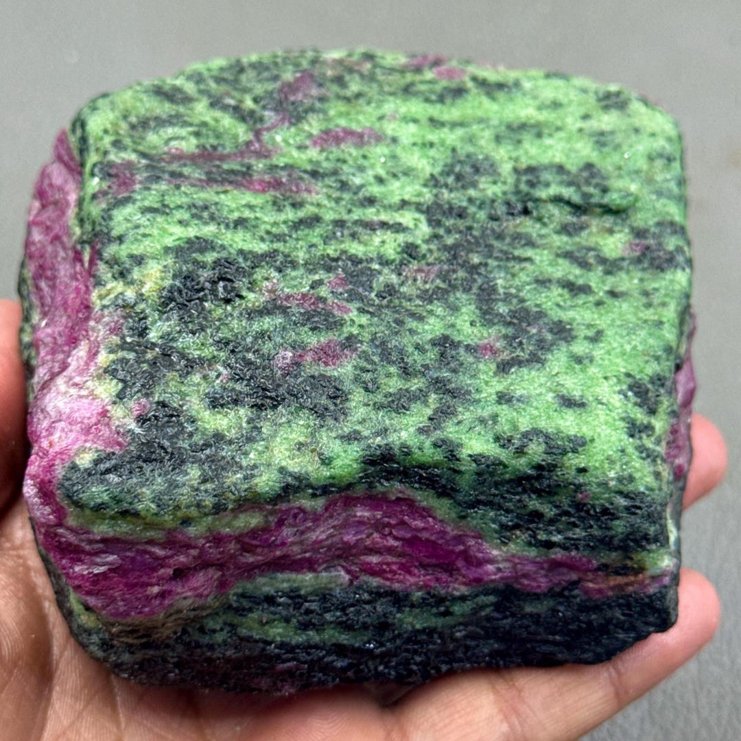 Large Ruby Zoisite Specimen: 4162 Carat Healing Crystal - Etsy