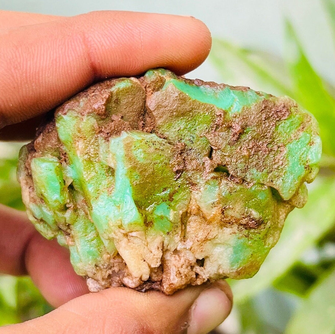 Australian Chrysoprase Raw Stone From Natural Stone 482.0 Carat Green ...