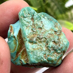 Natural Turquoise Raw Specimen Natural Mineral Crystal 42.30 Carat Raw ...