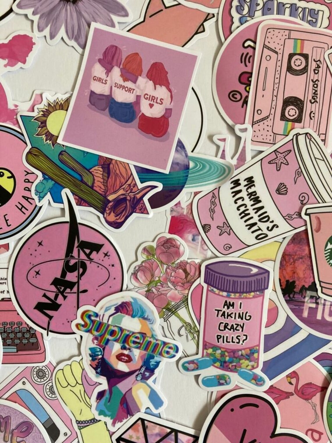 Random Sticker Pack Stickers Decals Vinyls for Girls Women Teens,laptop ...