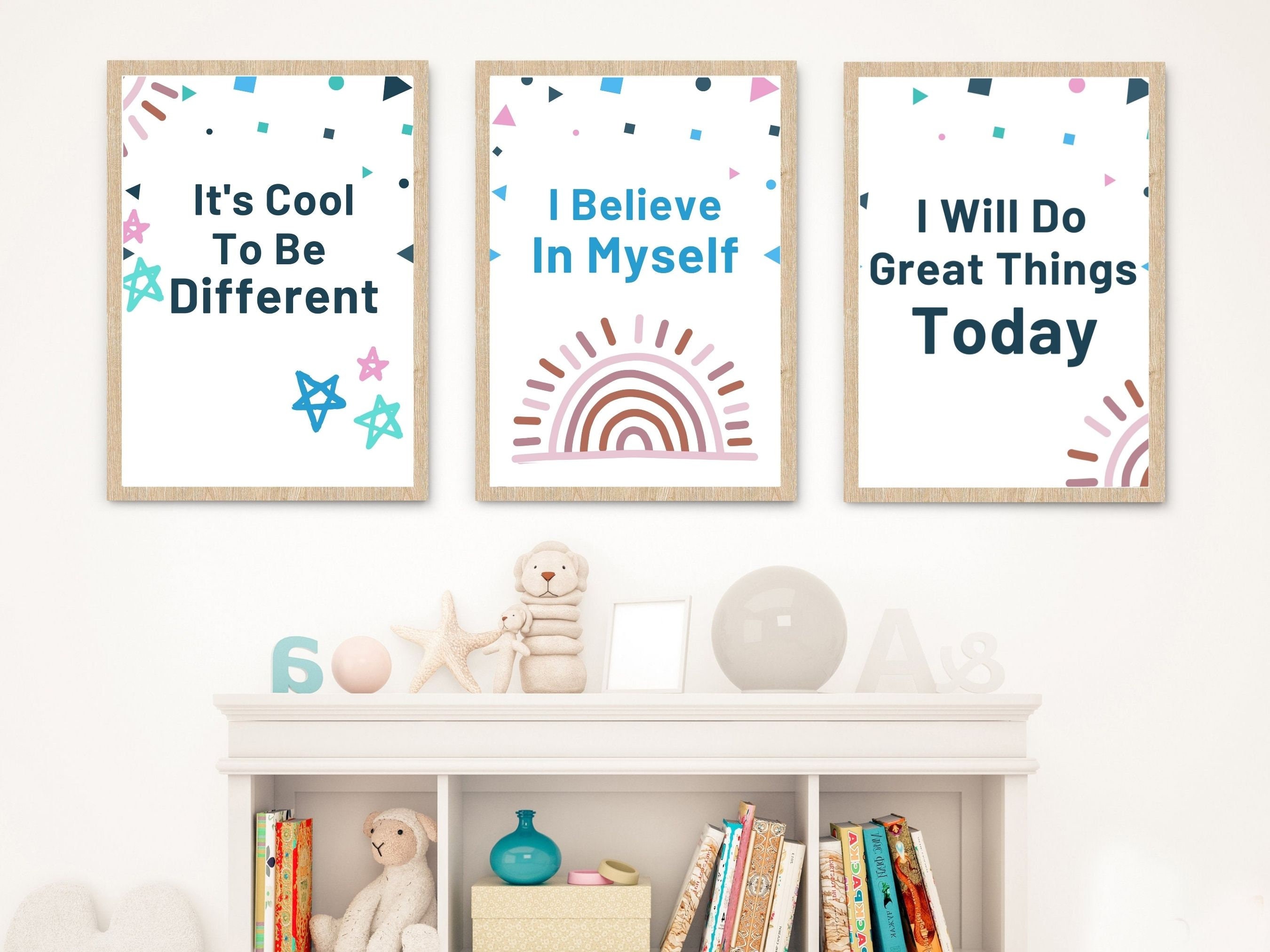 Growth Mindset Classroom Print Positive Affirmations for - Etsy