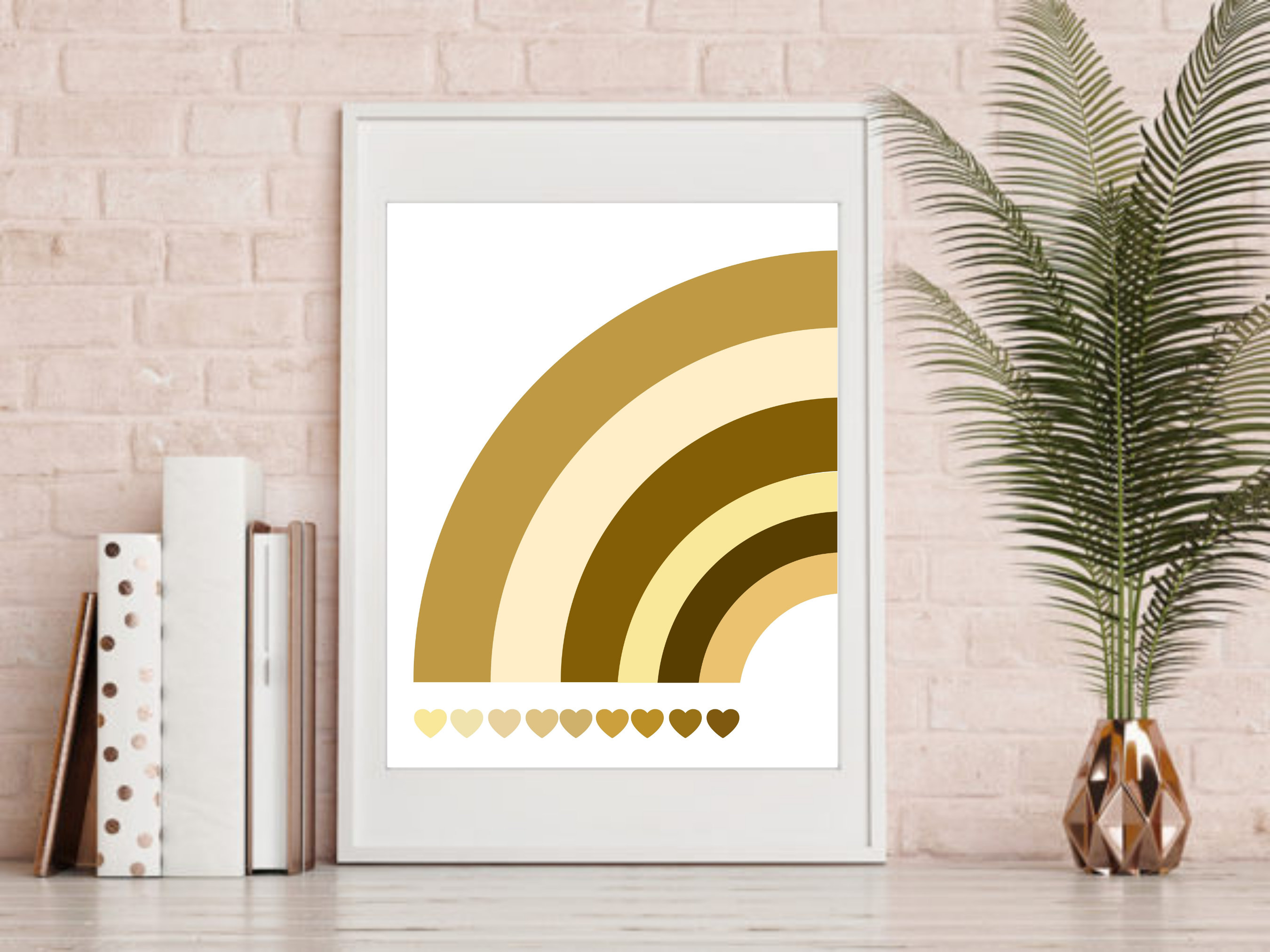 All Are Welcome Here Diversity Rainbow Art Posterinclusive - Etsy