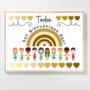 Todos Son Bienvenidos Aqui, Everyone is Welcome Here,diversity ...