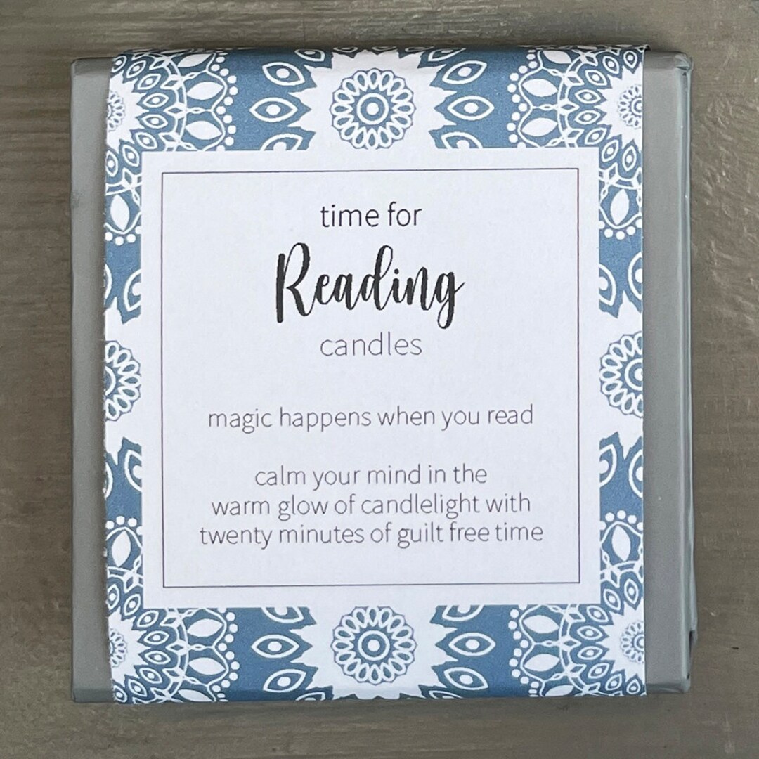 Time for Reading Candles wrap - Etsy