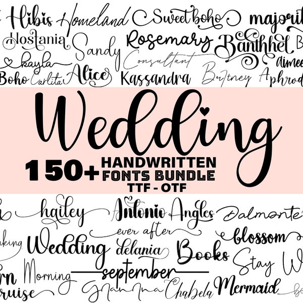 Wedding Sign Font for Cricut - Etsy UK
