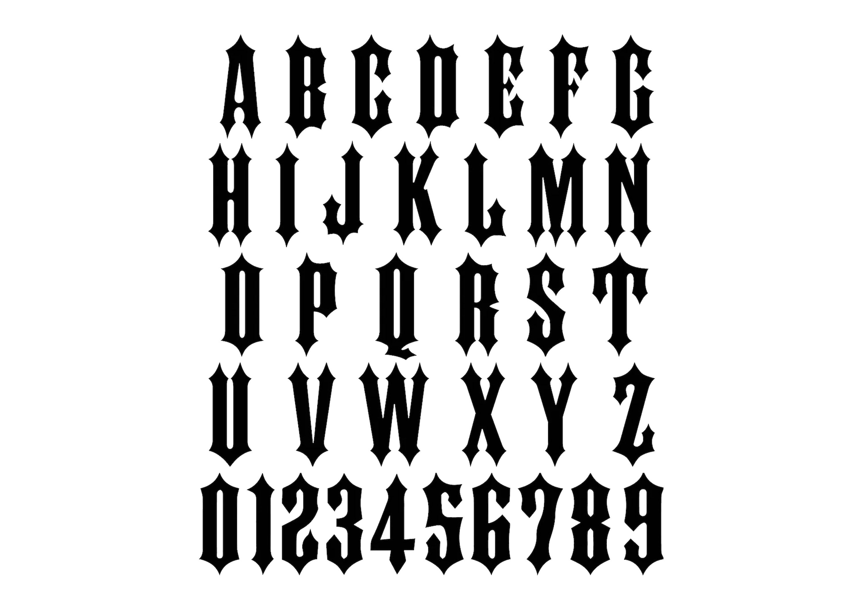 Heavy Metal Font Svg Gothic Metal Letters Biker Font Svg - Etsy