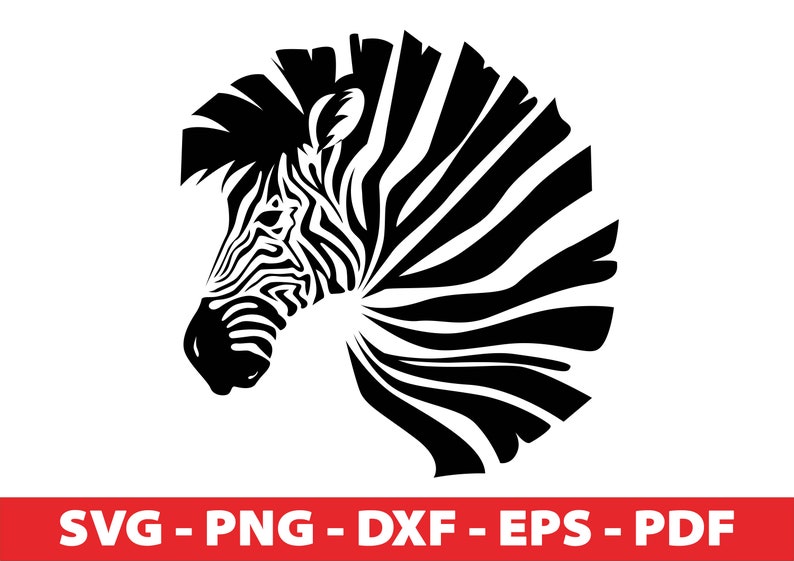 Zebra SVG Cut File Cricut PNG EPS Dxf Animal Clipart - Etsy
