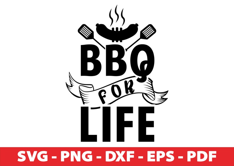 BBQ Life SVG PNG Bbq Template Clipart Files Barbecue Master - Etsy