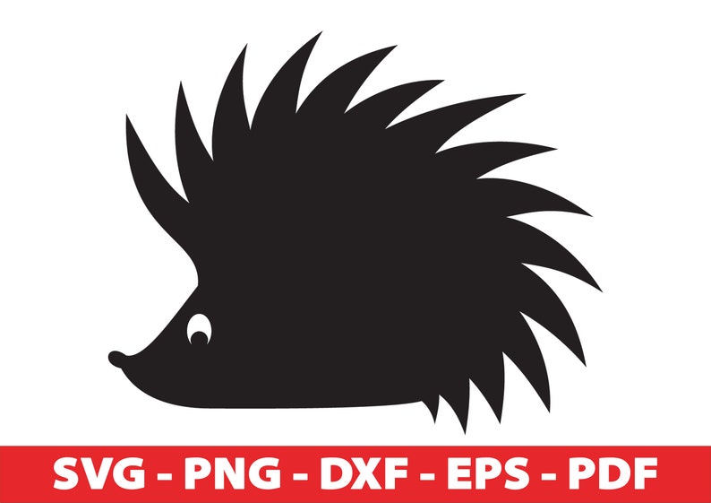 Hedgehog Svg Hedgehog Silhouette Woodland Animals Clipart - Etsy