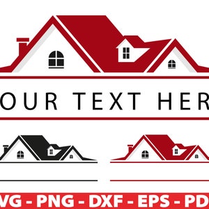 House Svg Real Estate Svg House Roof Frame Svg House - Etsy