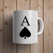 Ace of Spades Svg, Spade Silhouette Svg, Ace of Spades Clipart, Poker ...