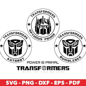 Optimus Prime Svg Bundle, Robots Cricut Cut File and Silhouette, 90s - Etsy