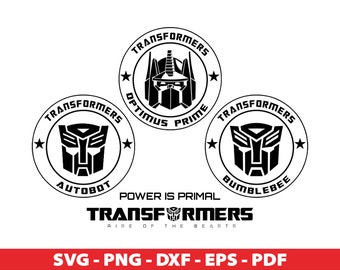Transformers Svg Optimus Prime Svg Bumblebee Svg Evolution of Robots ...