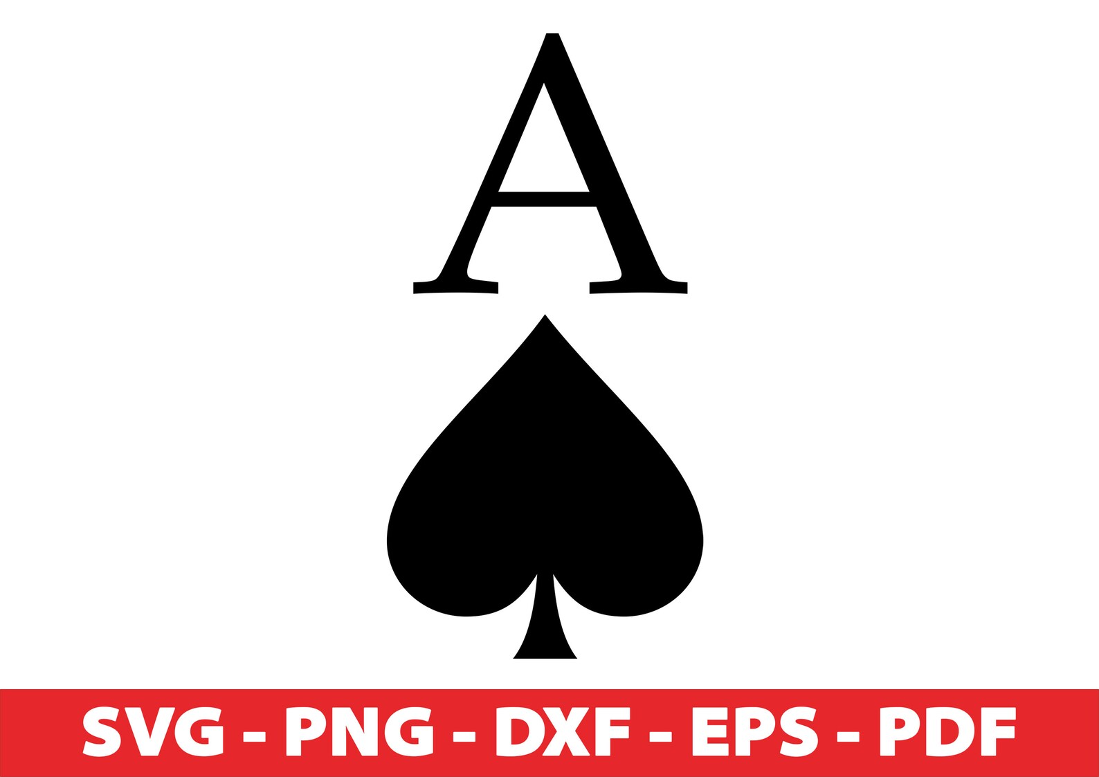 Ace of Spades Svg Spade Silhouette Svg Ace of Spades - Etsy Canada