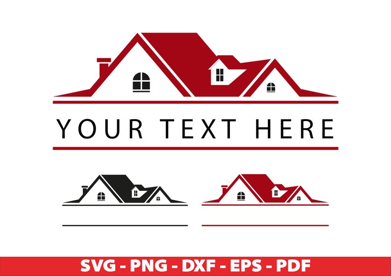 House Svg, Real Estate Svg, House Roof Frame Svg, House Clipart ...
