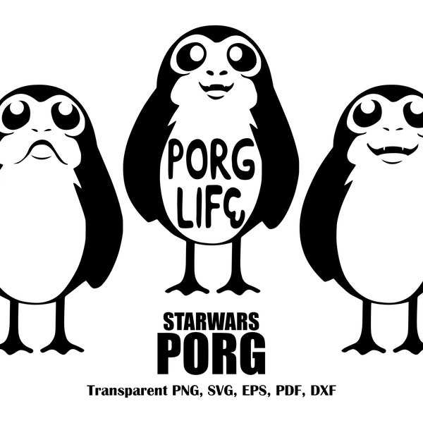 Porg Clipart - Etsy Canada